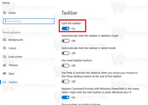 Image result for Lock the Taskbar