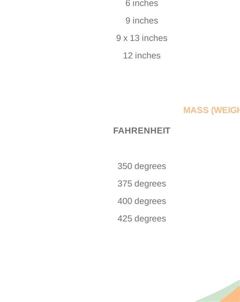 Kitchen Metric Conversion Chart - PDF | Template.net