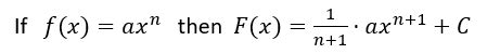 Image result for Basic Antiderivative Formula