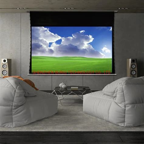 Image result for Ceiling Recessed Projector Screen