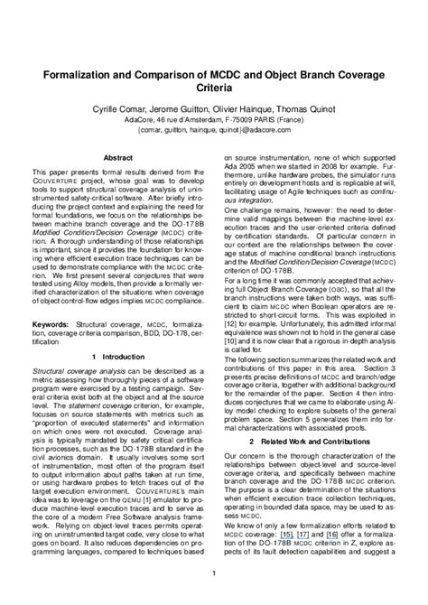 Image result for Mcdc Coverage Examples