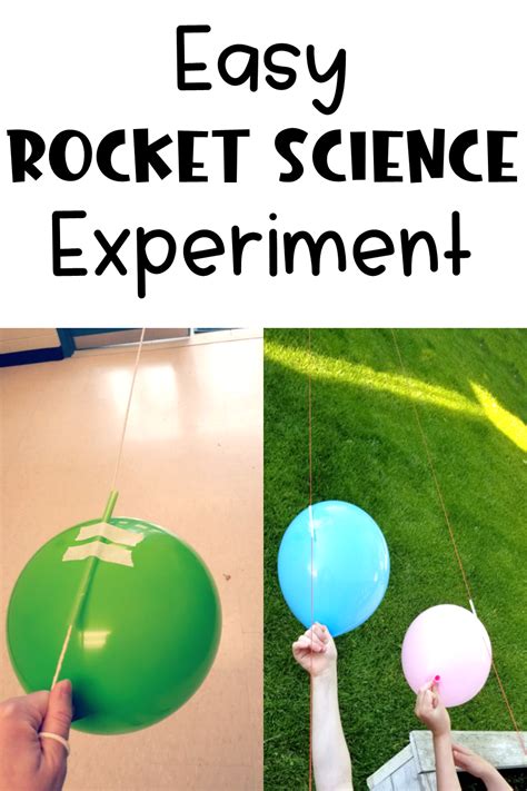 Image result for Balloon Rocket Science Project