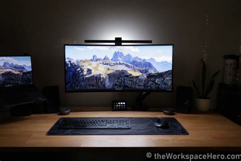 Image result for LED Strip Light Desk Setup