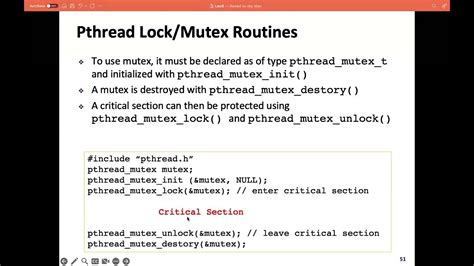 Image result for Pthread Using Mutex