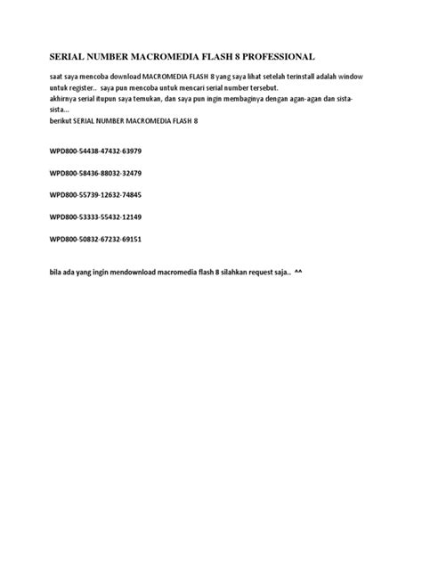 Image result for Flash Serial Number