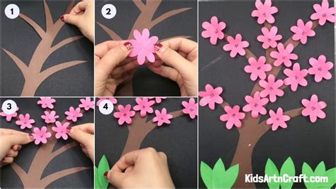 Image result for Flower Tree Craft