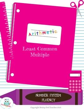 Image result for Least Common Multiple Lesson Plan