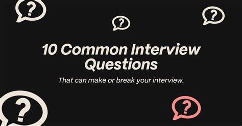 Image result for 10 Common Interview Questions