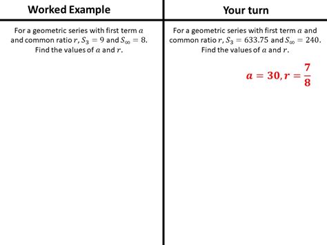 Image result for Sum to Infinity Examples