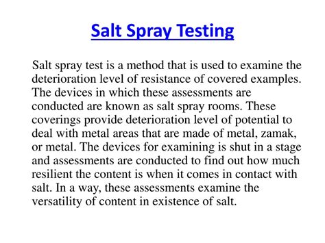 Image result for Salt Spray Testing