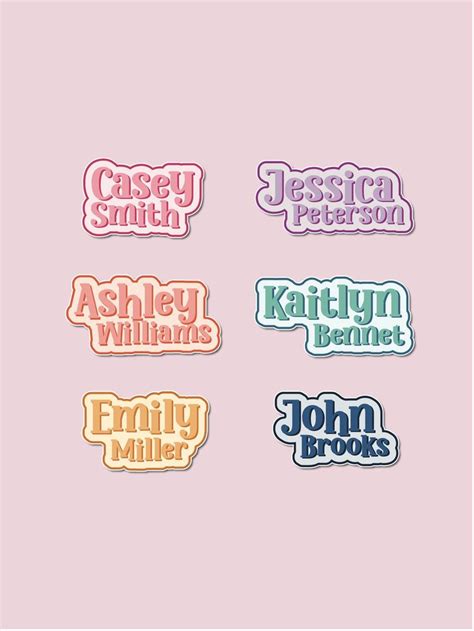 Image result for Name Sticker