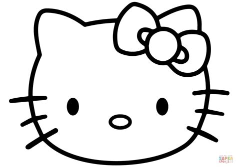Hello Kitty Face - ClipArt Best