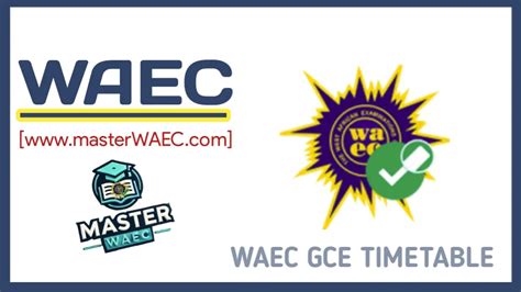 Image result for WAEC Exam Timetable