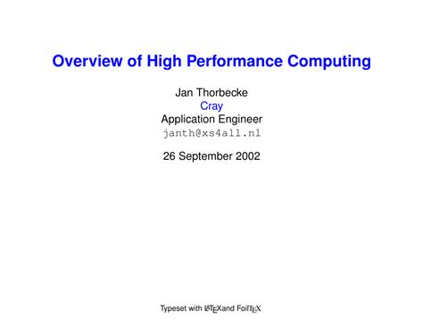 Image result for High Performance Computing Tutorial