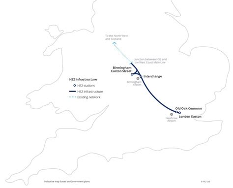 Image result for HS2 Map