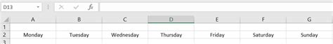 Image result for Basic Excel Calendar