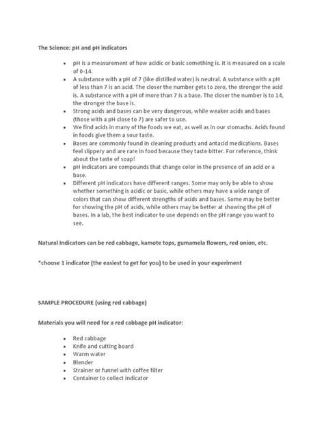 Image result for Indicator Experiment