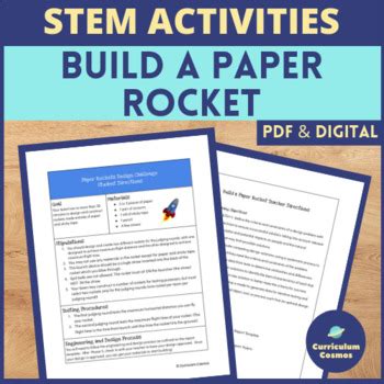 Image result for Paper Rockets Stem Activity