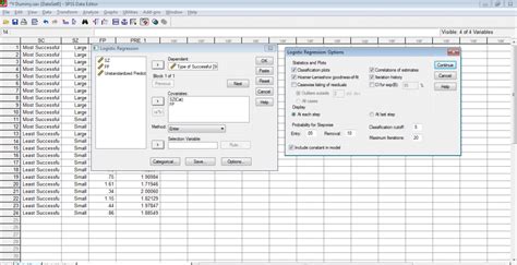 Image result for SPSS Step by Step Guide to Binary Logit Model