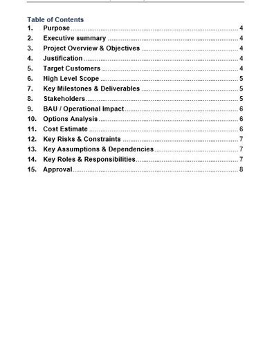 Image result for Program Brief Template