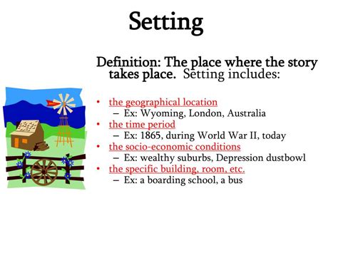 Image result for Setting Meaning