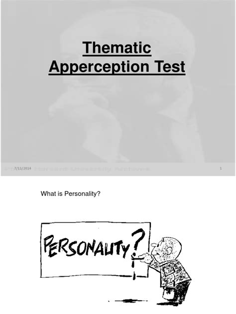Thematic Apperception Test | PDF | Emotions | Behavioural Sciences