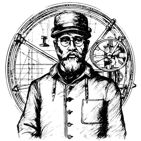 Image result for Vector of a Primitive Drawing of Engineer