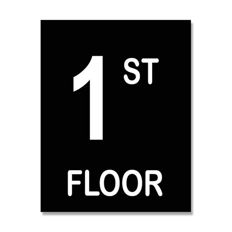 Image result for First Floor Sign