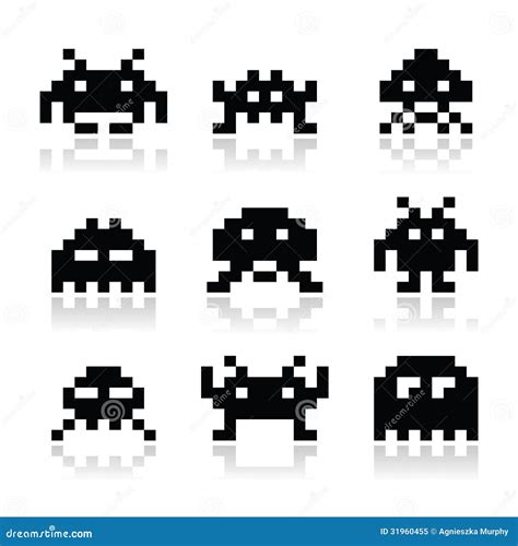 Image result for Space Invaders Alien Transparent