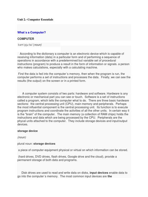 Image result for Computer Essentials Practice Test