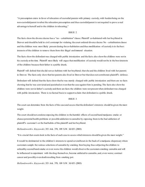 Image result for Memorandum of Law Example