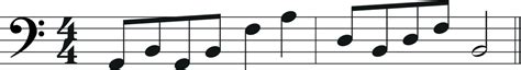 Image result for Bass Clef Space Notes