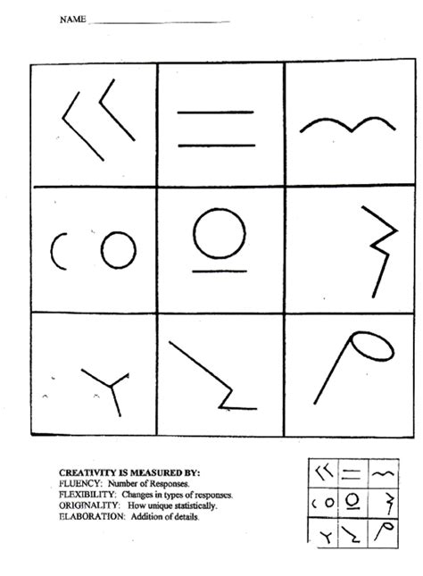 Image result for Creativity Test Examples