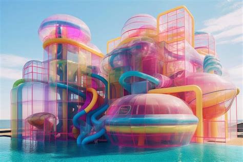 Image result for Colorful Water Slide