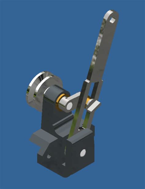 Image result for Quick Return Mechanism CAD Drawing