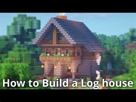Image result for Medium Log House Minecraft Tutorial