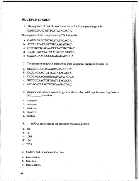 Image result for Genetics Questions Science 10 Answers