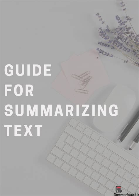Image result for Summarizing a Text