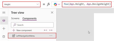 Image result for Power App Left Navigation