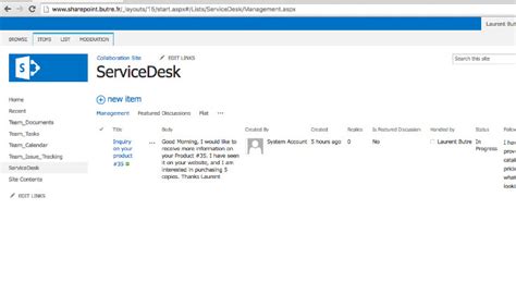 Image result for SharePoint Support Ticket System
