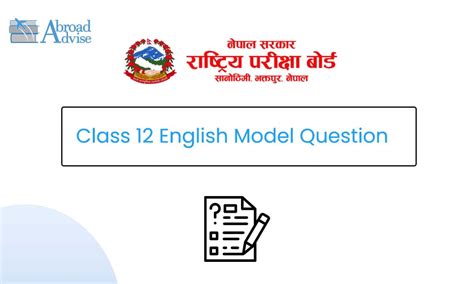 Image result for Class 12 English Model Question