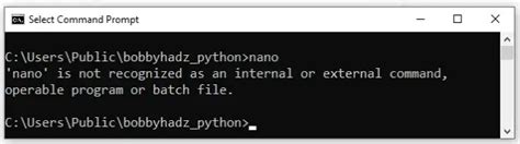 Image result for Bash Nano Command Not Found