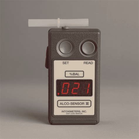 Image result for Alco Sensor III Accuracy Test