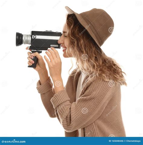 Image result for Beautiful Woman Using Video Camera