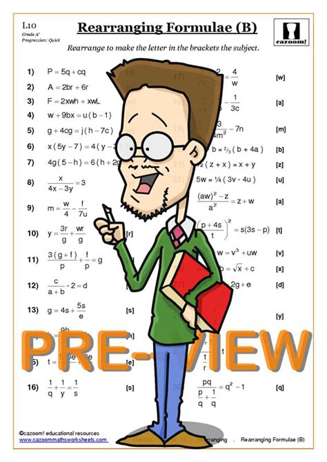 Image result for Rearranging Formulas Algebra