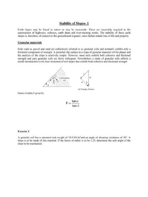 Image result for Worked Examples for Slope Stability