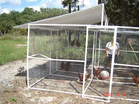 Image result for PVC Pipe Chicken Run