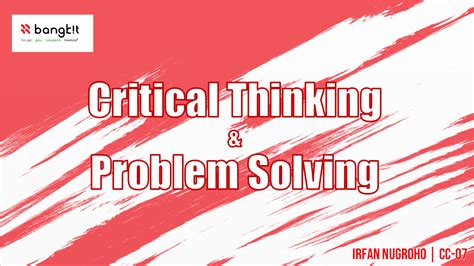 Image result for Critical Thinking and Problem Solving