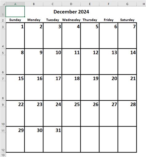 Image result for Create Calendar View in Excel