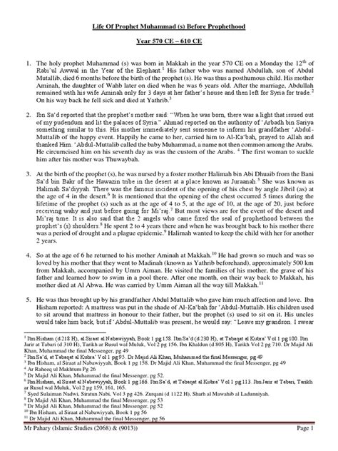 Image result for Prophet Muhammad Early-Life